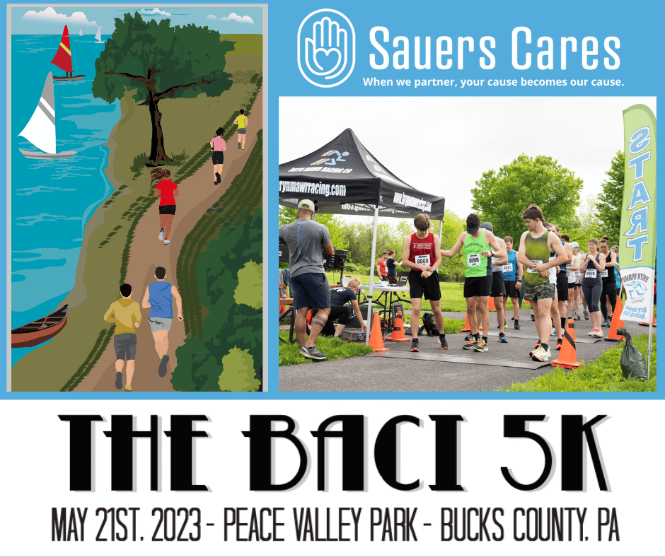 The Baci 5K at Peace Valley Park - Sauers Cares